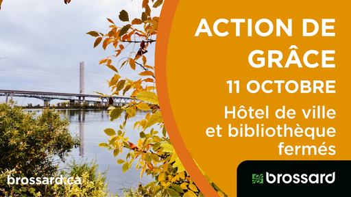 Action de grâce : l'hôtel de ville et la bibliothèque seront fermés le ...